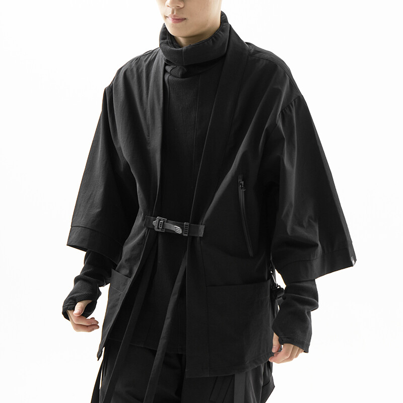 【TECHWEAR】whyworks ninja style black Taoist robe 3m scotchgard ...