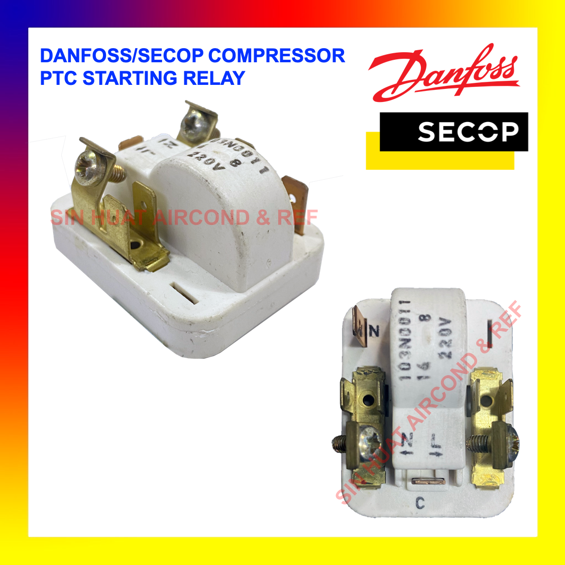 STARTING RELAY DANFOSS SECOP 103N0011 FRIDGE FREEZER COMPRESSOR | Lazada