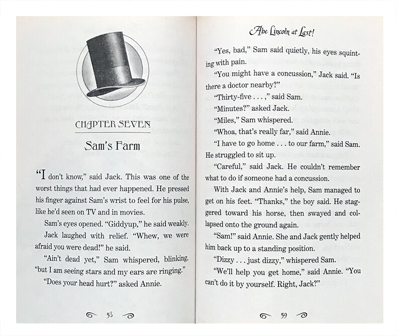 Magic Tree House #47: Abe Lincoln At Last! English Novel Book for ...