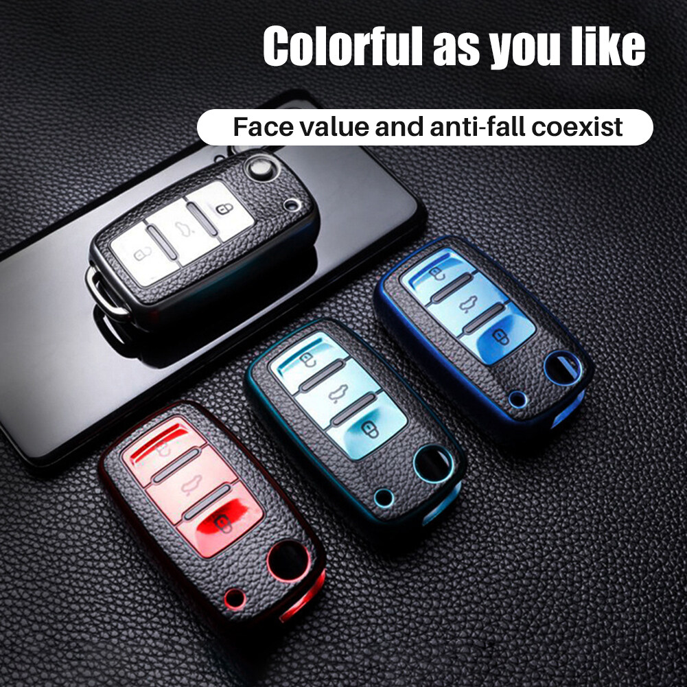 Key Cover Premium Soft TPU Full Protection Key Case 3-Buttons Keyless ...