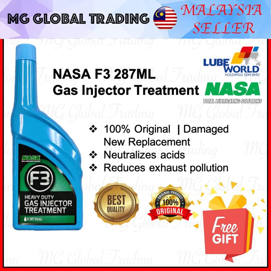 Nasa F3 – Heavy Duty Gas Injector Treatment 287 ML | Lazada