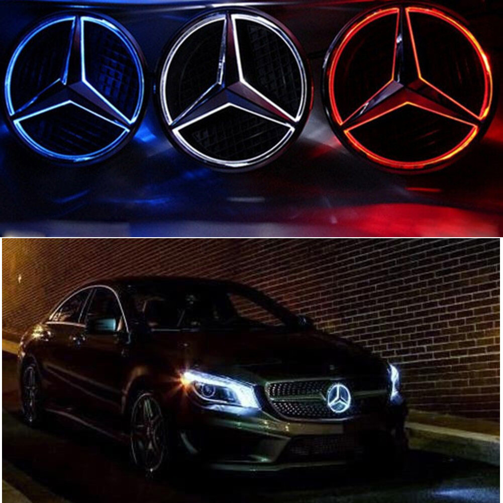 Mercedes Led Logo Future Design Car Led Emblem Badges Illuminated Star