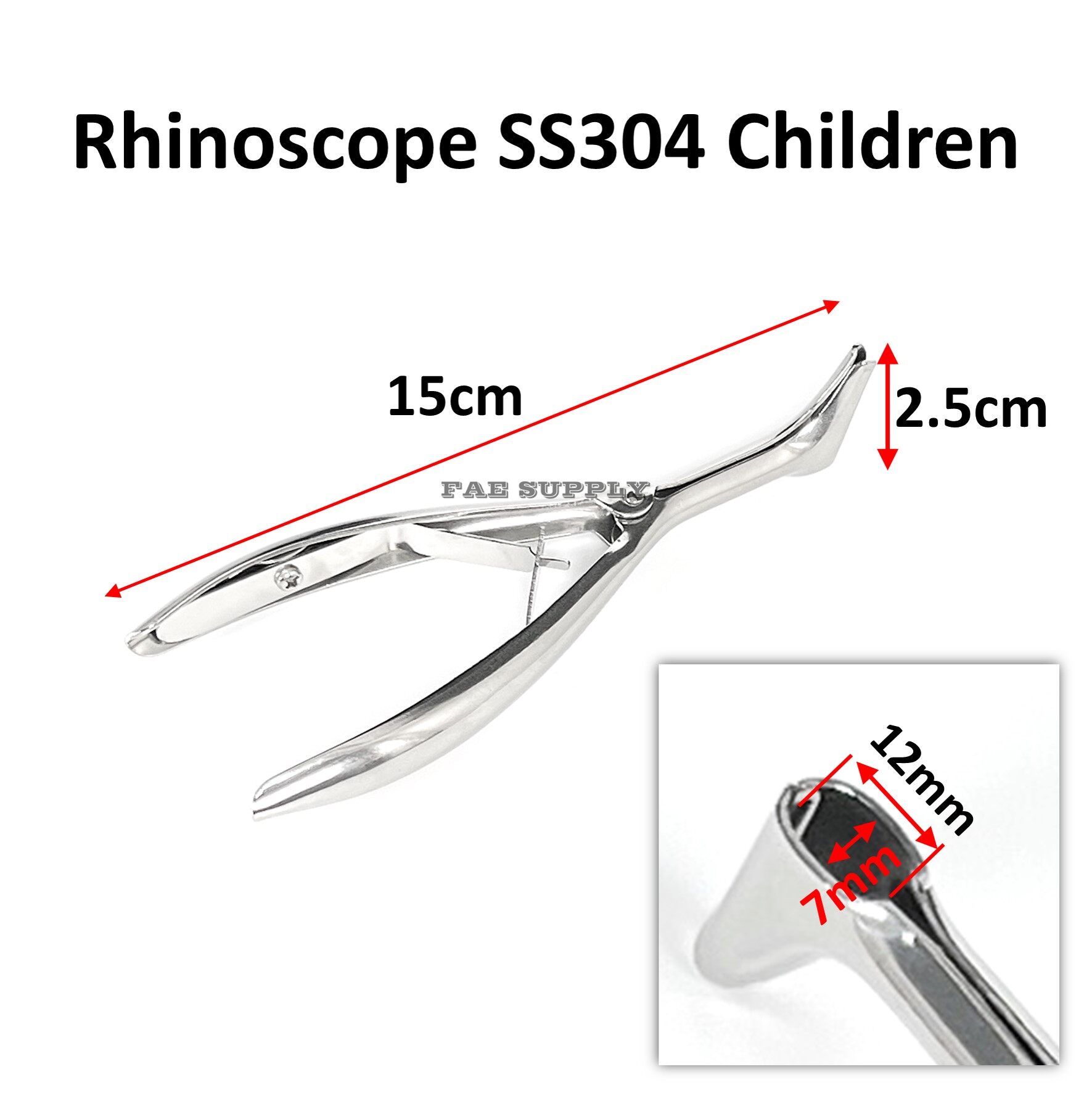 Rhinoscope Stainless Steel SS304 Nose endoscope Forceps ...