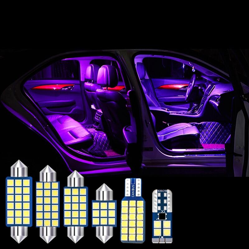 For Porsche Cayenne 955 957 2003-2010 17pcs Car LED Bulbs Kit Interior ...