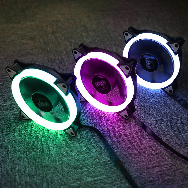 DarkFlash R3/R5 RGBพัดลมคอมพิวเตอร์,พร้อมตัวควบคุมLED SYNC RGBปรับ ...