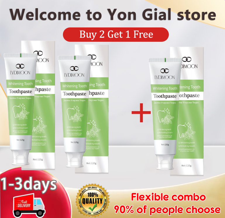 LYDIMOON Whitening Probiotic Toothpaste 120g Refreshes Breath, removes ...