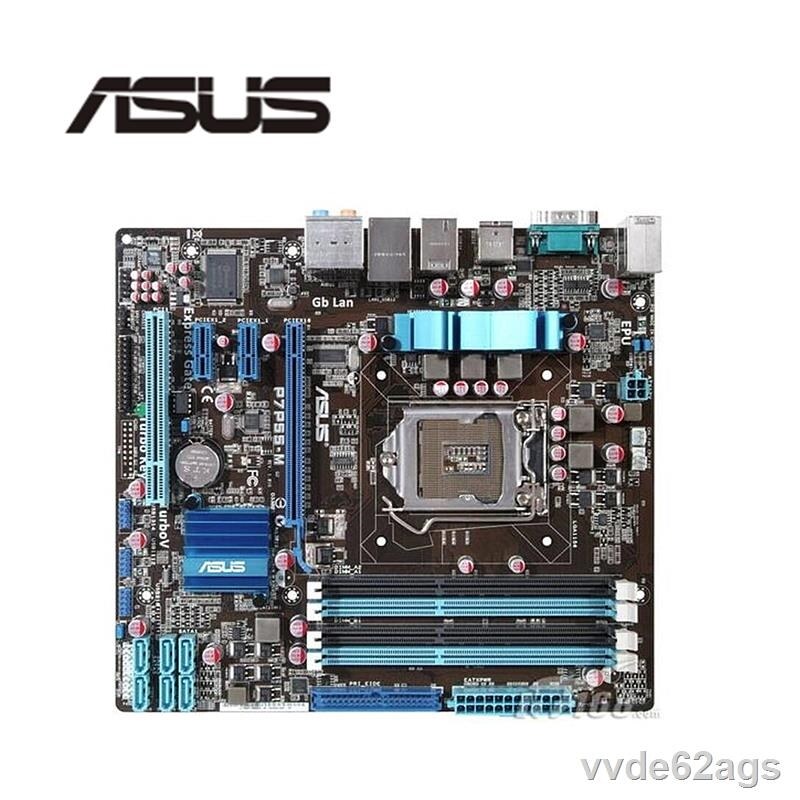 สำหรับ ASUS P7P55 M เมนบอร์ด LGA 1156 DDR3 16GB สำหรับ Intel P55 P7P55 ...