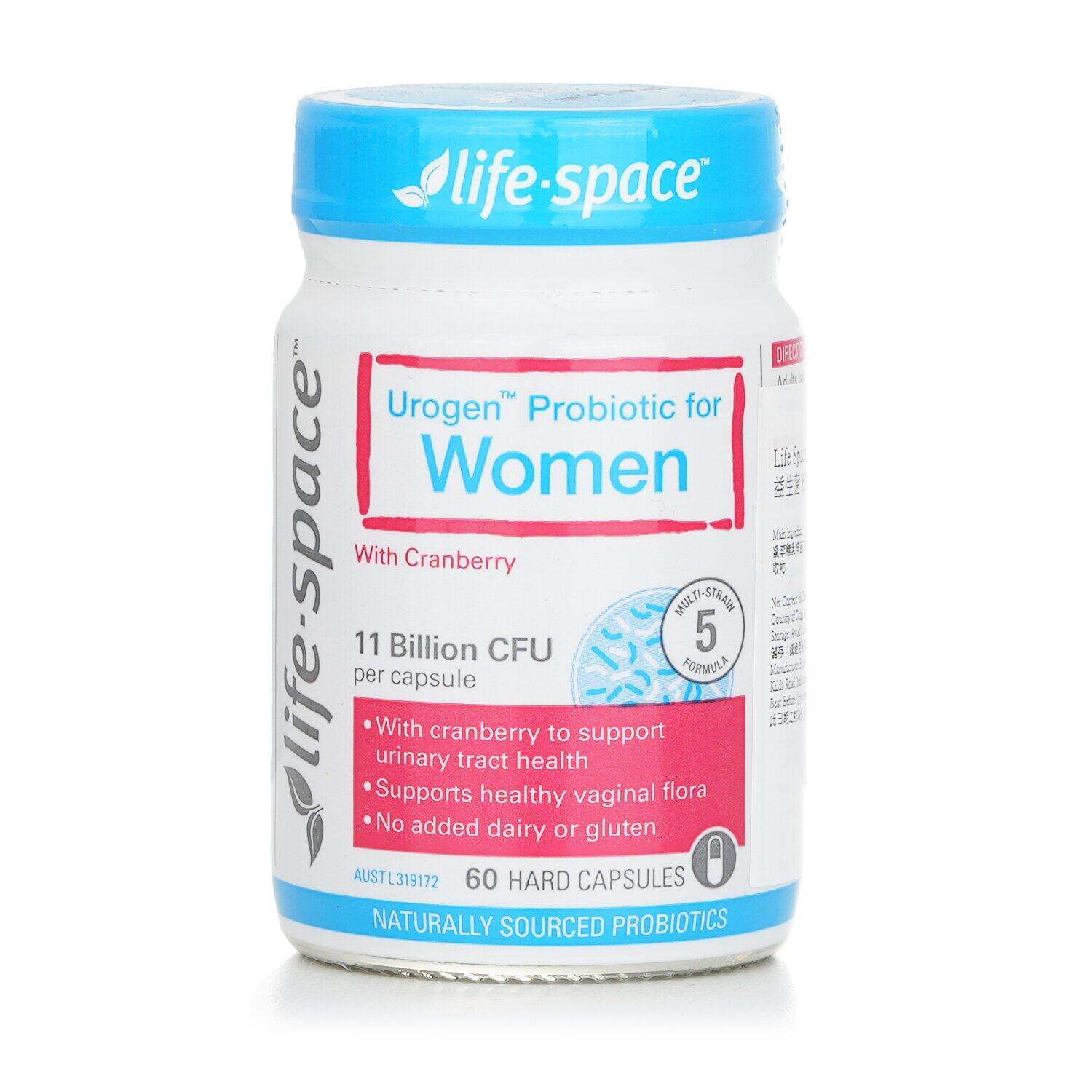 Life Space - Urogen Probiotic For Women With Cranberry 60 capsules | Lazada