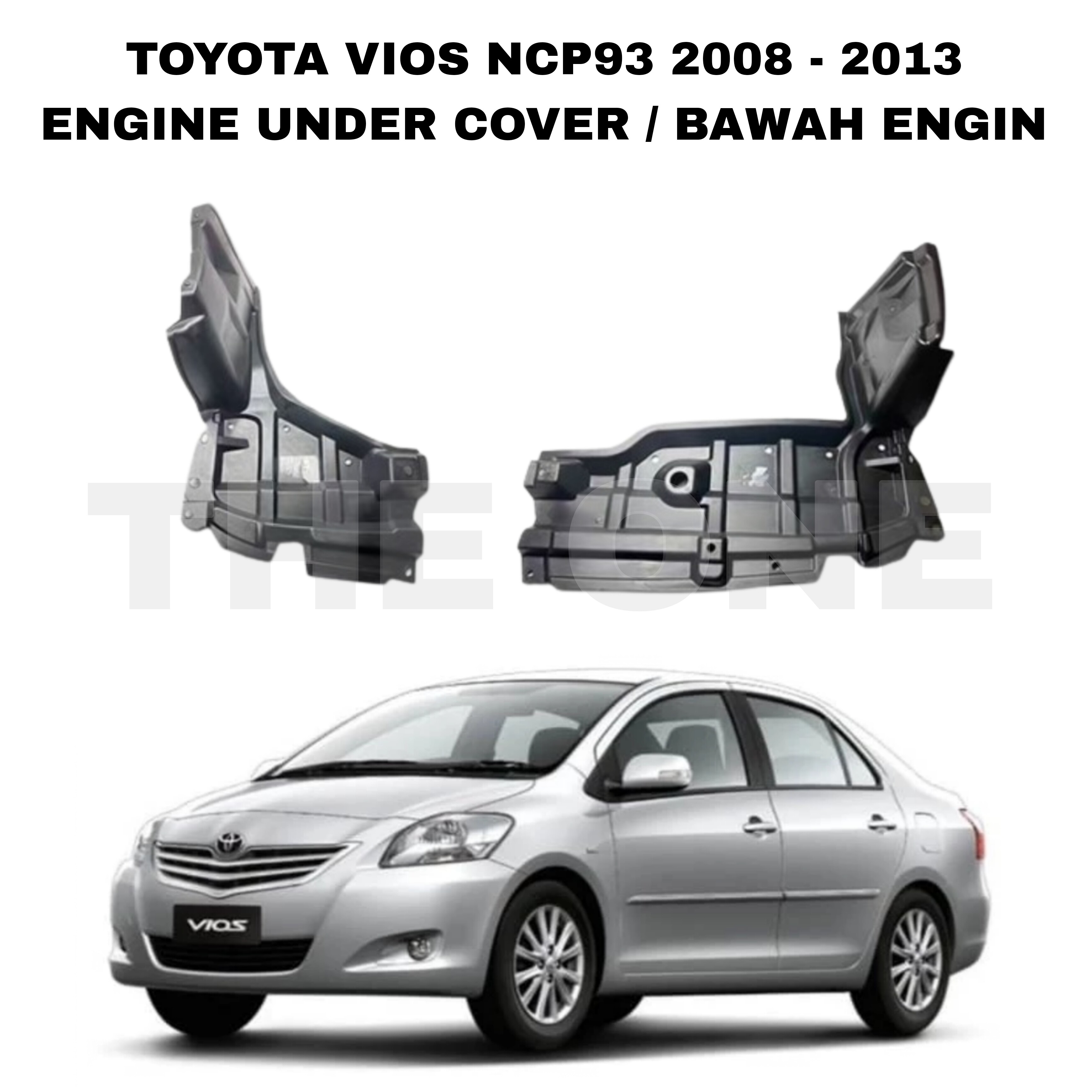 TOYOTA VIOS NCP93 2008 - 2013 ENGINE UNDER COVER / BAWAH ENGIN | Lazada