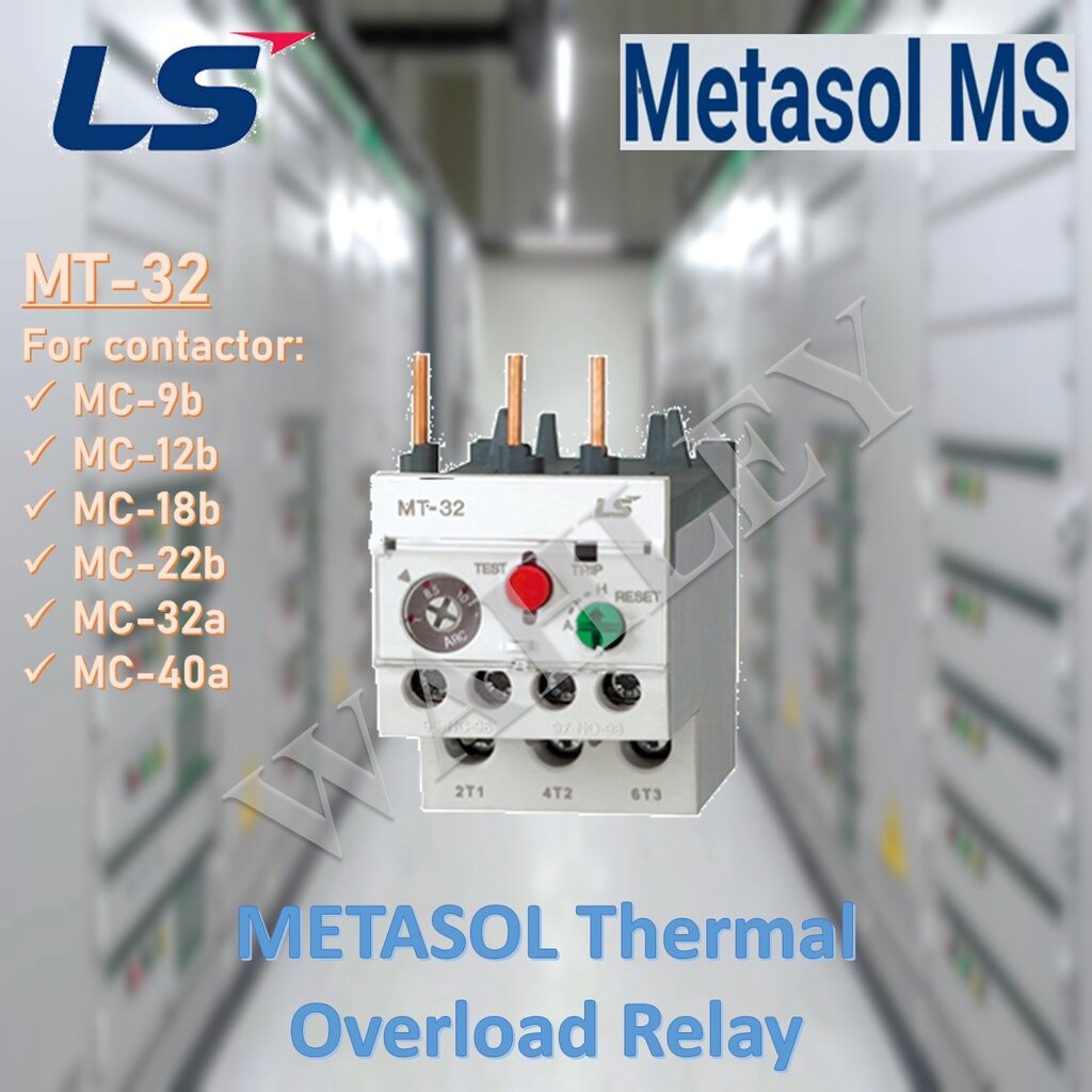 LS TOR MT-32 Thermal Overload Relay (For Contactor LS MC9b to MC40a ...