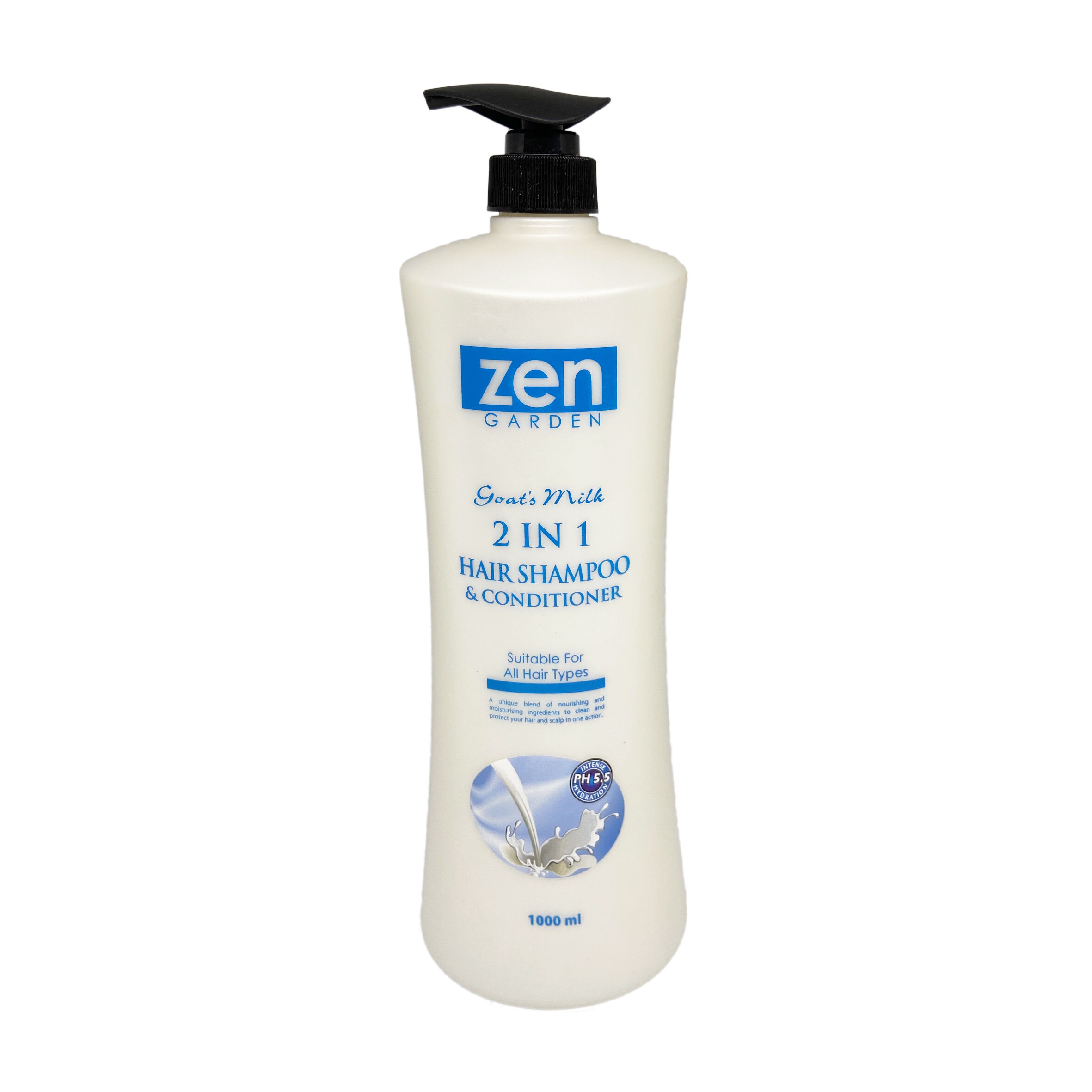 Zen Garden Syampu Kondisioner Rambut 1 Liter - Susu Kambing / Green Tea ...