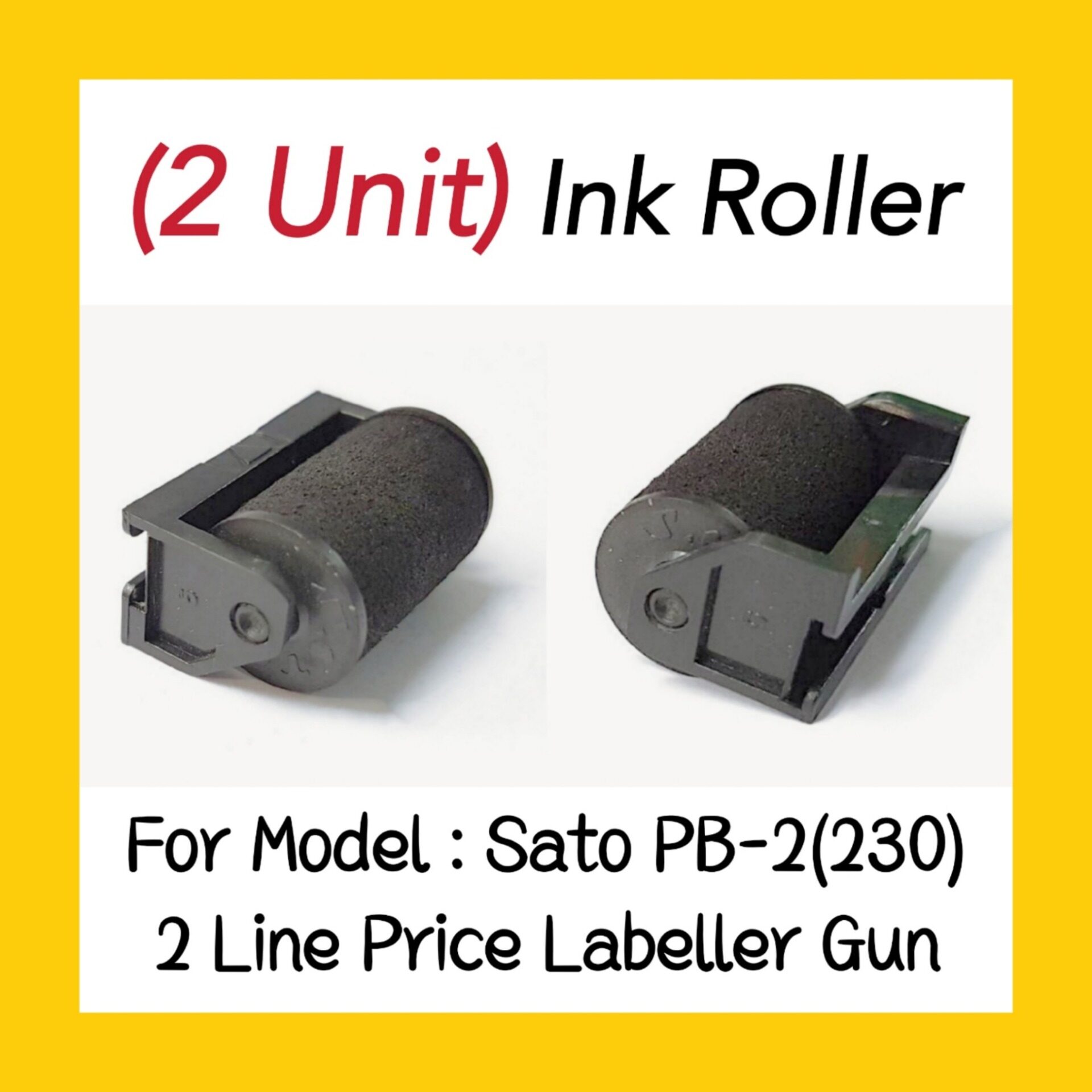 Sato PB-2(230) 2 Line Price Labeller Gun Ink Roller (2Pcs) | Lazada