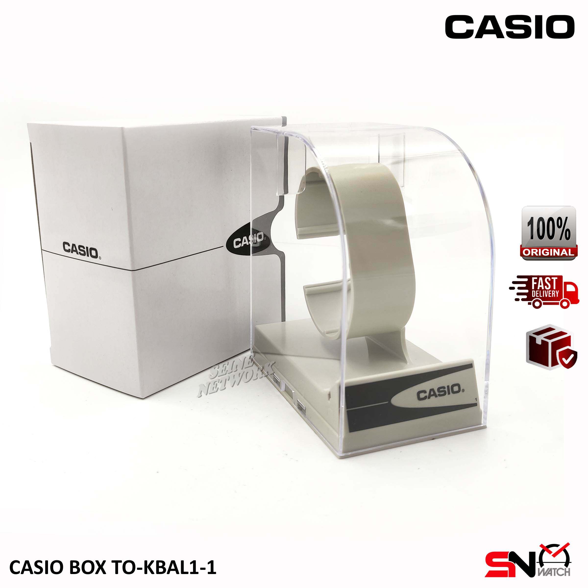 Original Casio Watch Gift Box With Stand Kotak Jam Tangan TO-KBAL1-1 ...