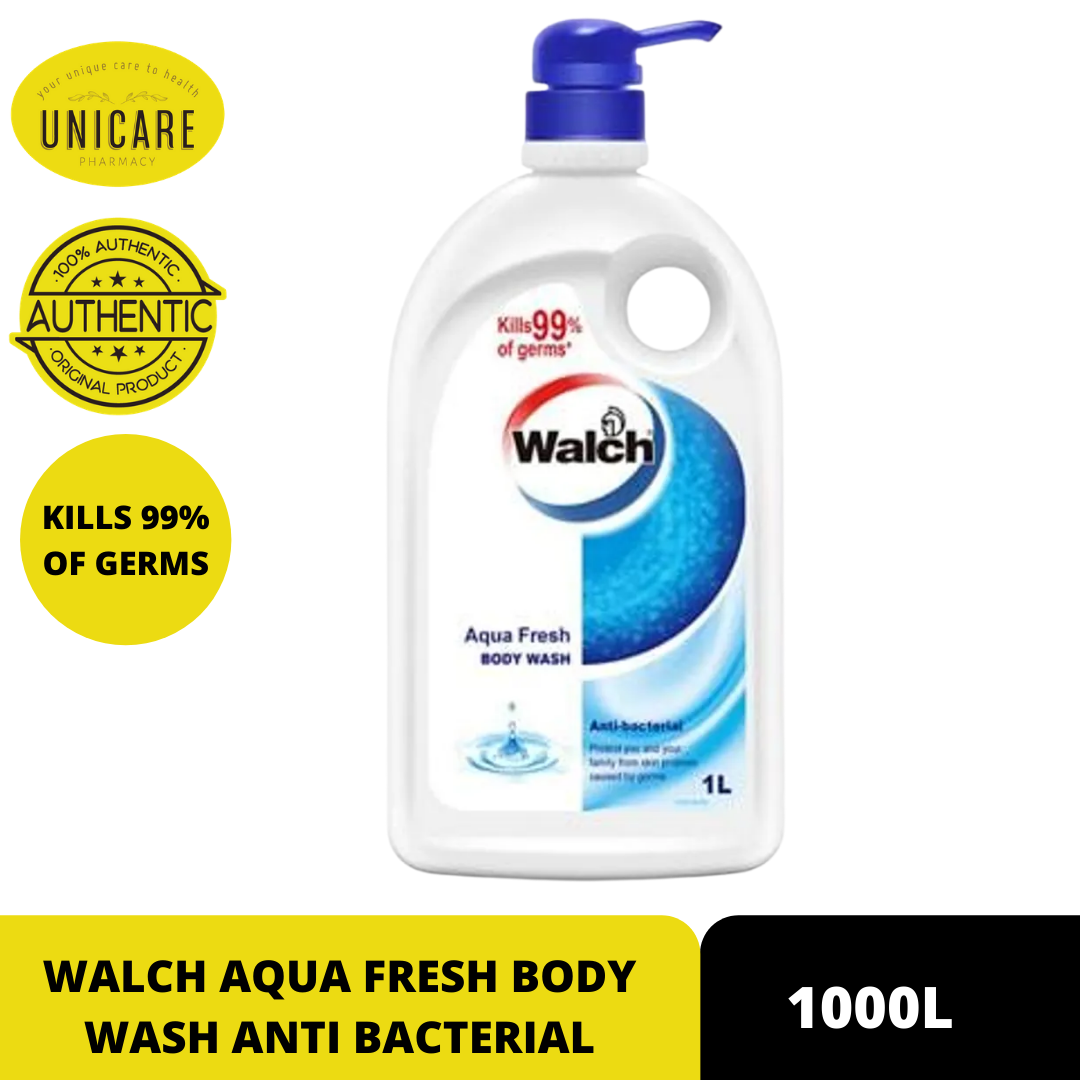 WALCH AQUA FRESH BODY WASH ANTI BACTERIAL (1L) | Lazada