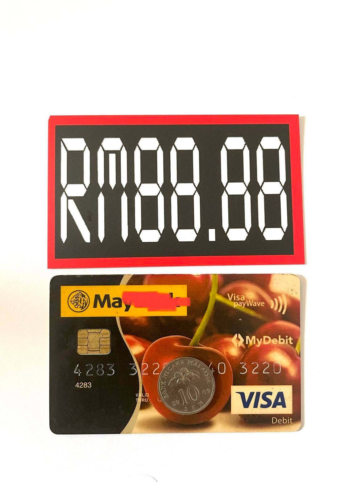 DIY card price Tag / custom price tag card / Tanda harga DIY / Label ...