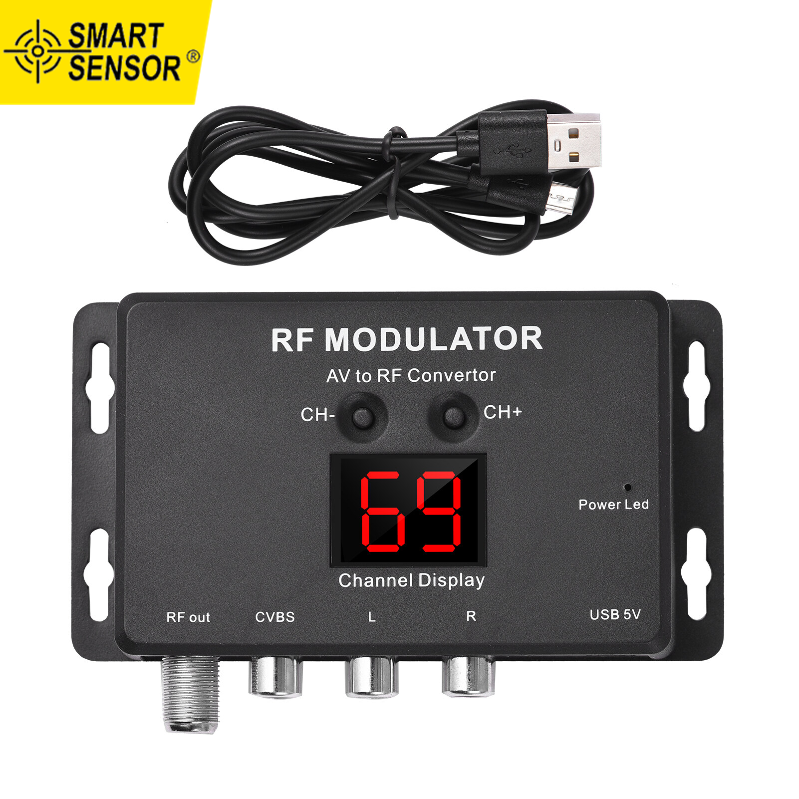 Smart Sensor M60 RF Modulator AV to RF Converter | Lazada PH