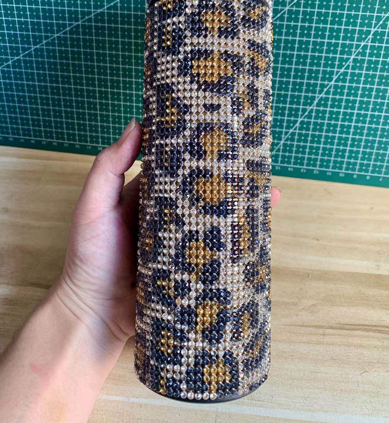 Intelligent temperature display 304 diamond-studded vacuum flask ...