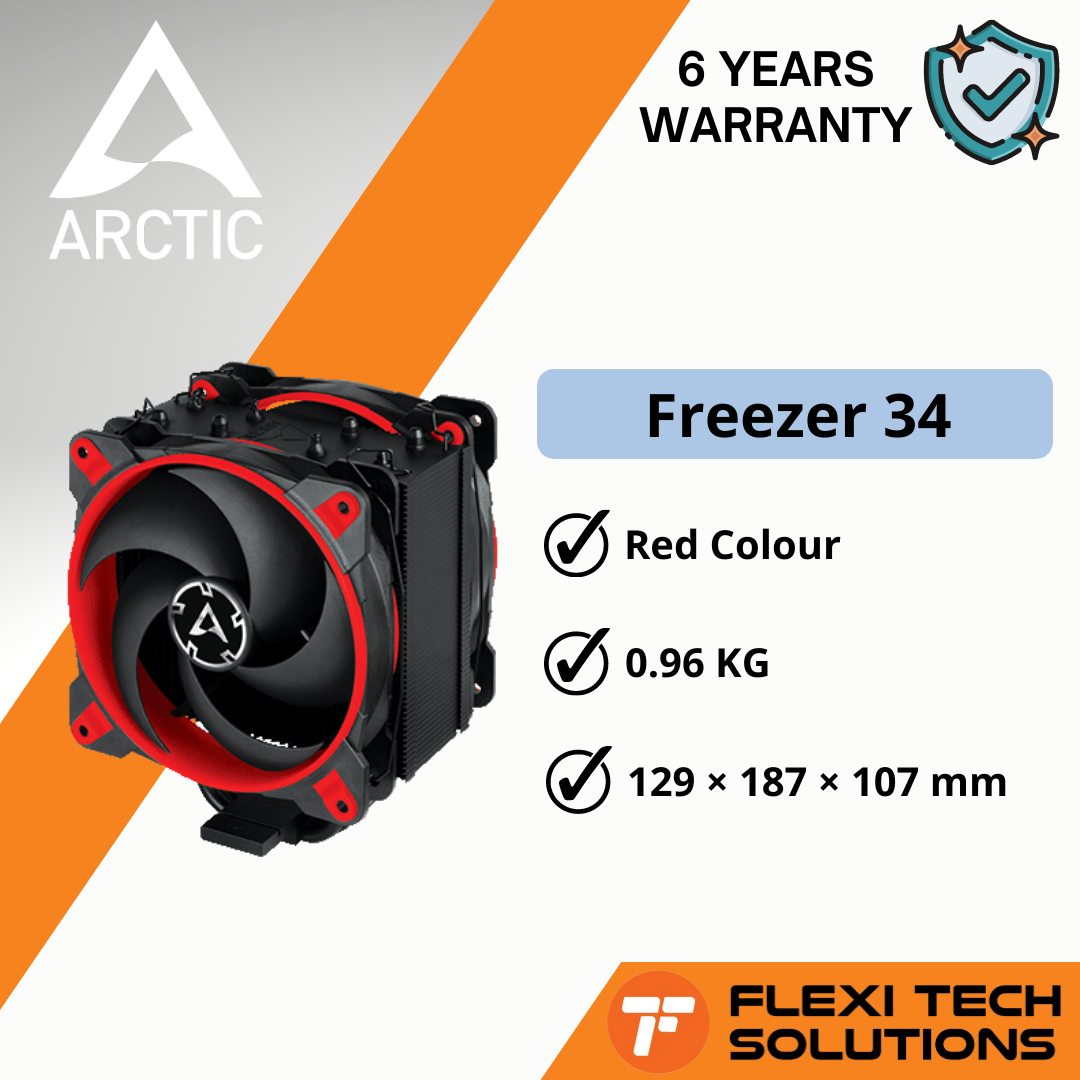 Flexi Tech ARCTIC Freezer 34 eSports DUO CPU Air Cooler LGA1700 Kit ...