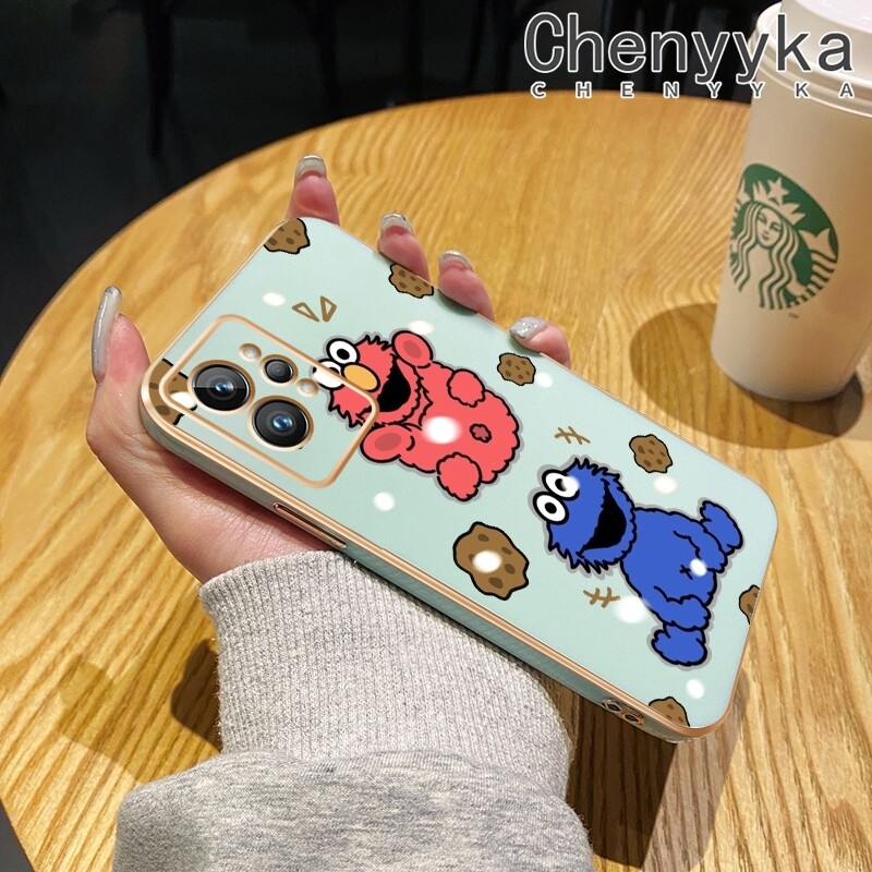 chenyyka Casing For Realme GT2 Pro 5G Case Fashion Simple Sesame Street ...