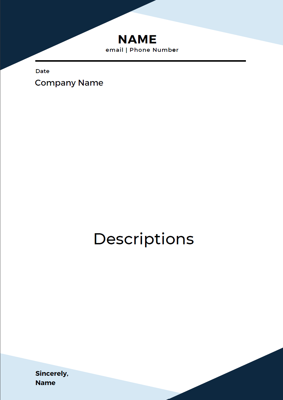 Custom Cover Letter Template | Lazada