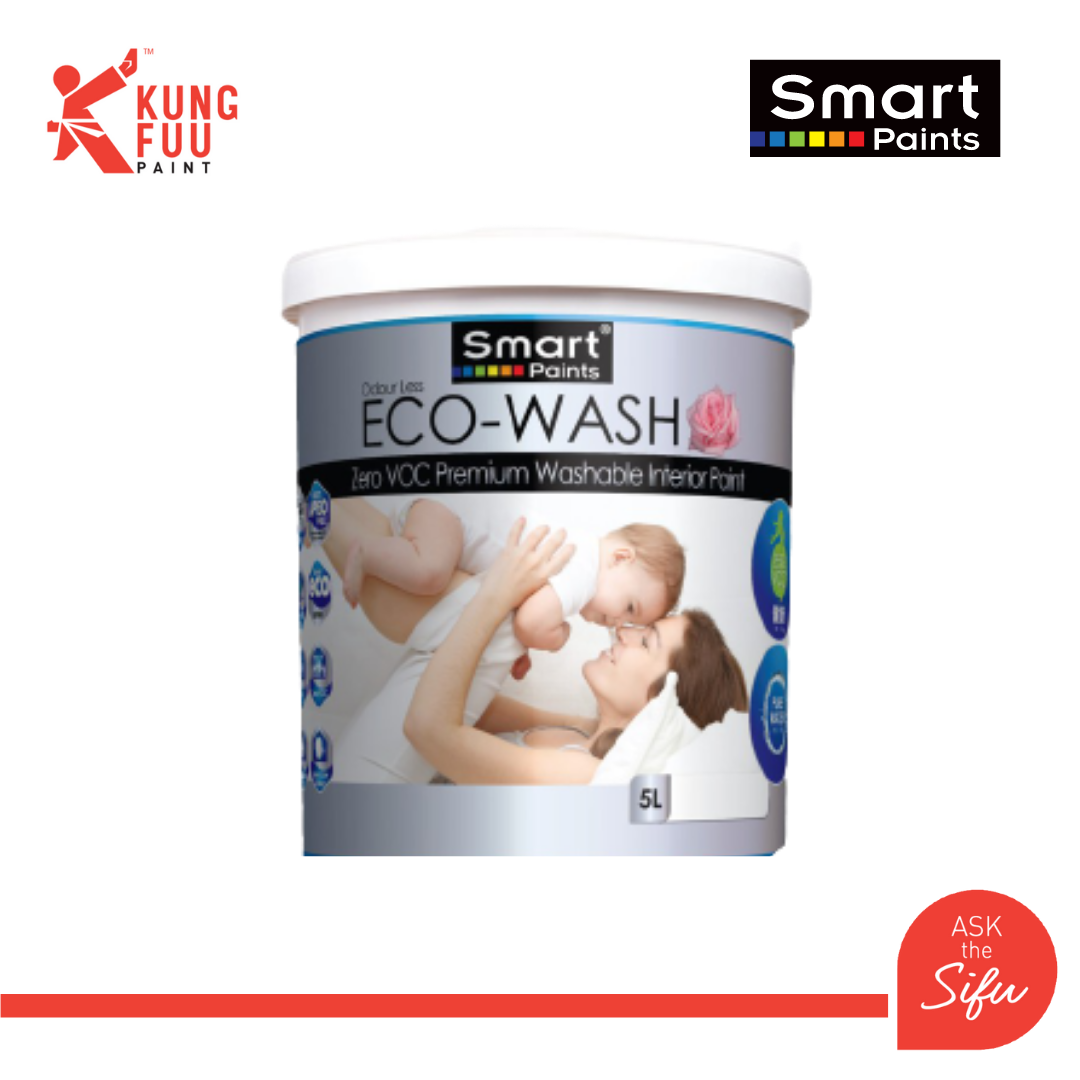 Smart Paints 1 Litre / 5 Litre / 15 Litre Eco Wash Ready Mix Paint BASE A | Lazada