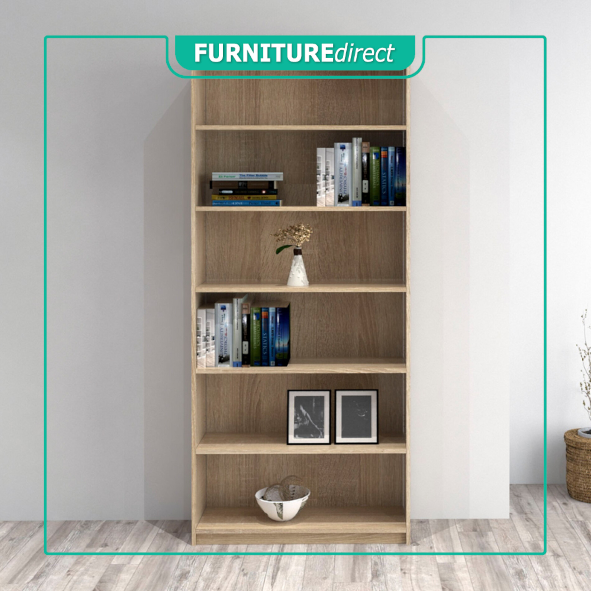 Furniture Direct BILLY 6 tier tall bookcase & shleving rak buku ikea ...