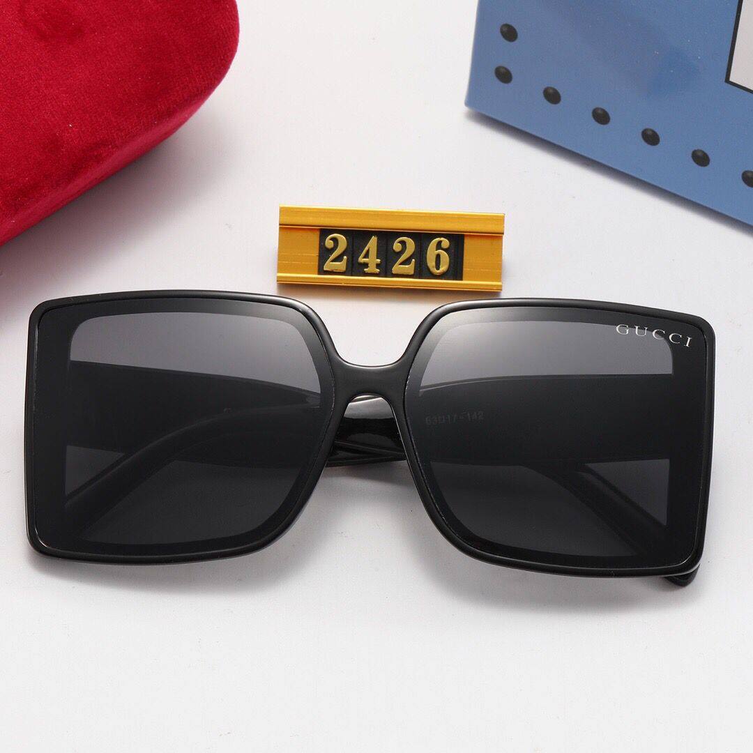 Top เกรดกล่องแพคเกจ Preferential】GucciˉSummer สินค้าใหม่กรอบแว่นตากัน ...