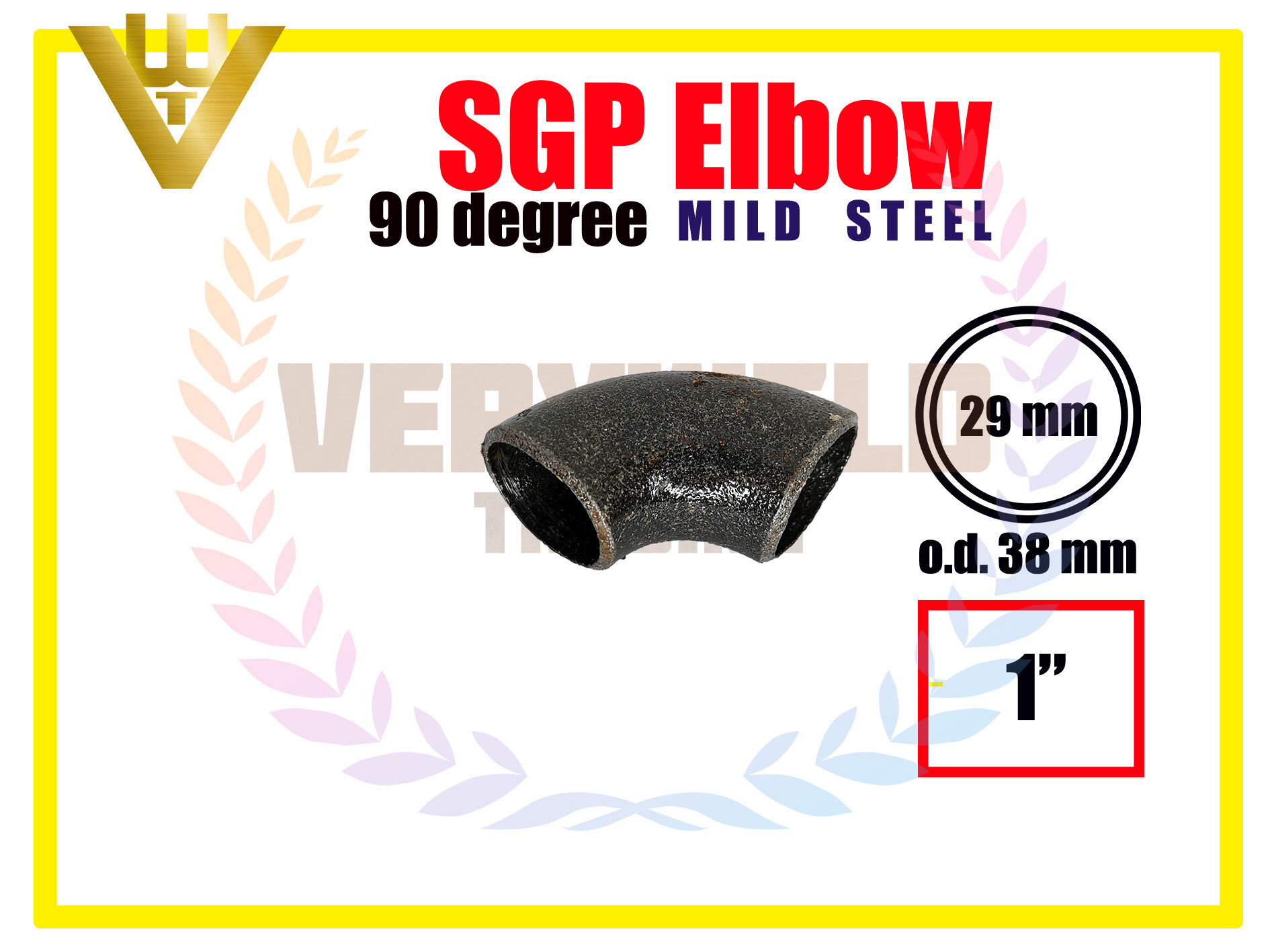 VERYWELD Mild Steel SGP Elbow Fitting Welding | Lazada