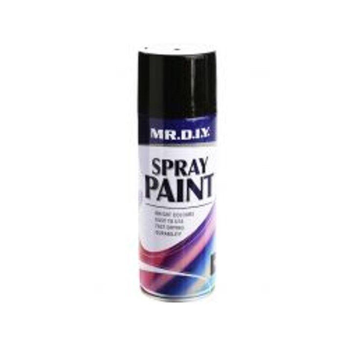 MR.DIY Spray Paint Black 400ml. THIS ITEM IS NOT ALLOW TO SHIP TO SABAH ...