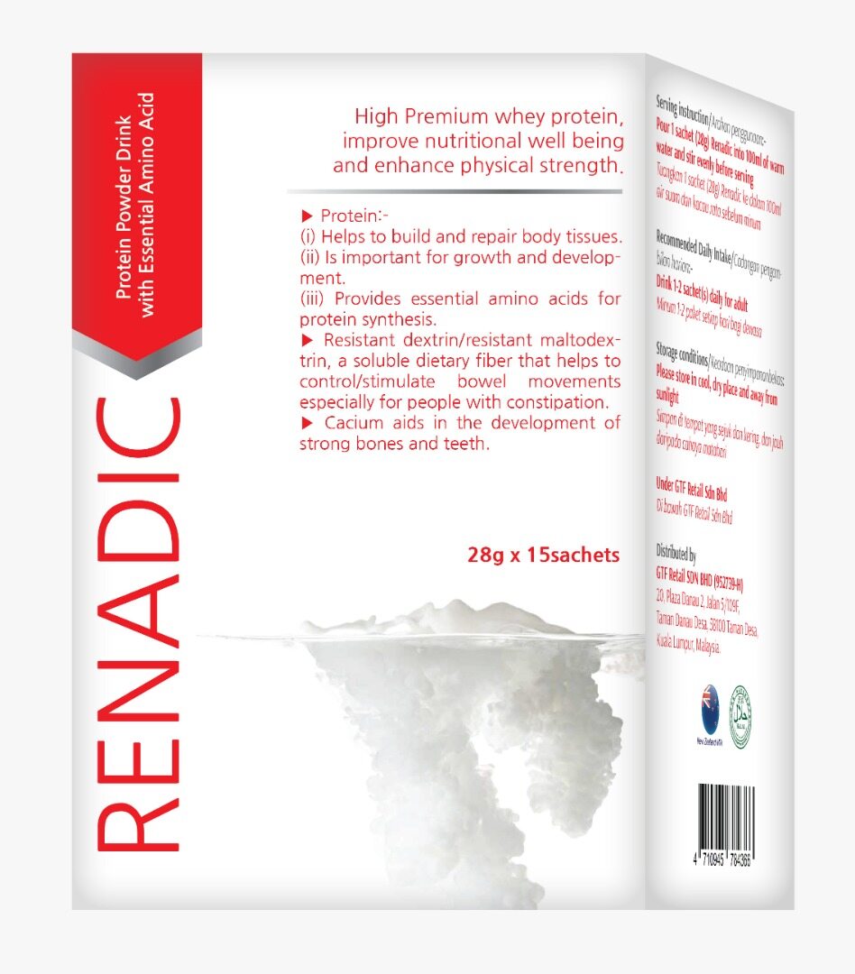 Renadic Renal Care with Probiotic Low Protein Nutrition Drink reduce ...