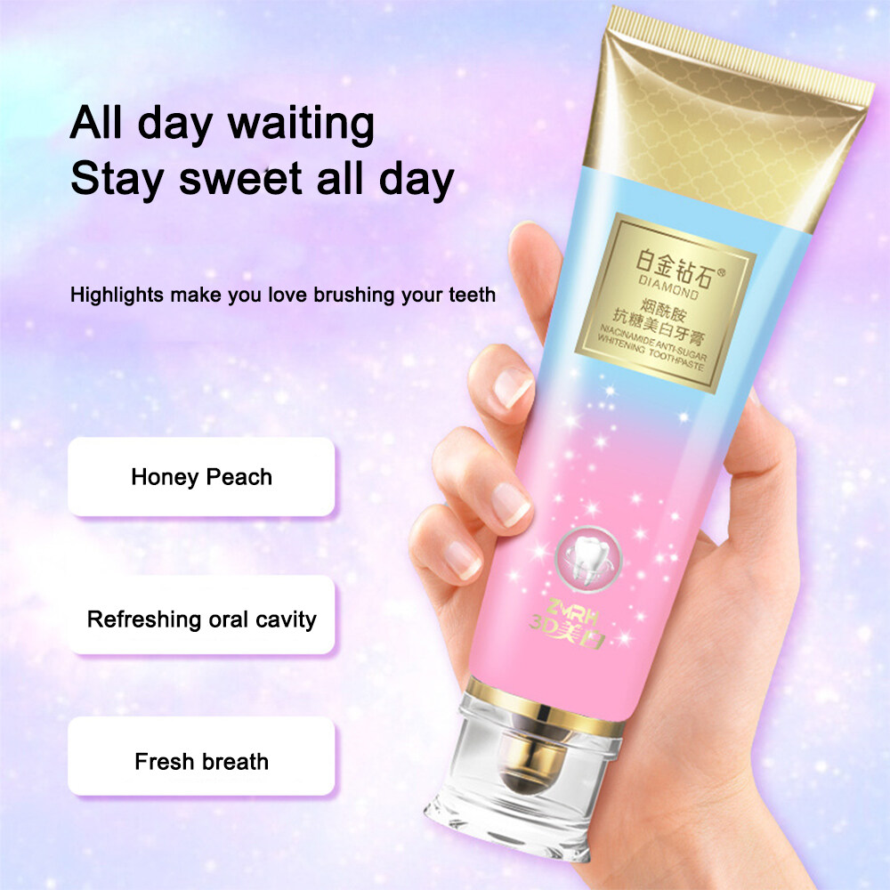 【Ready Stock】Nicotinamide Sugar Resistant Crystal Toothpaste Teeth ...