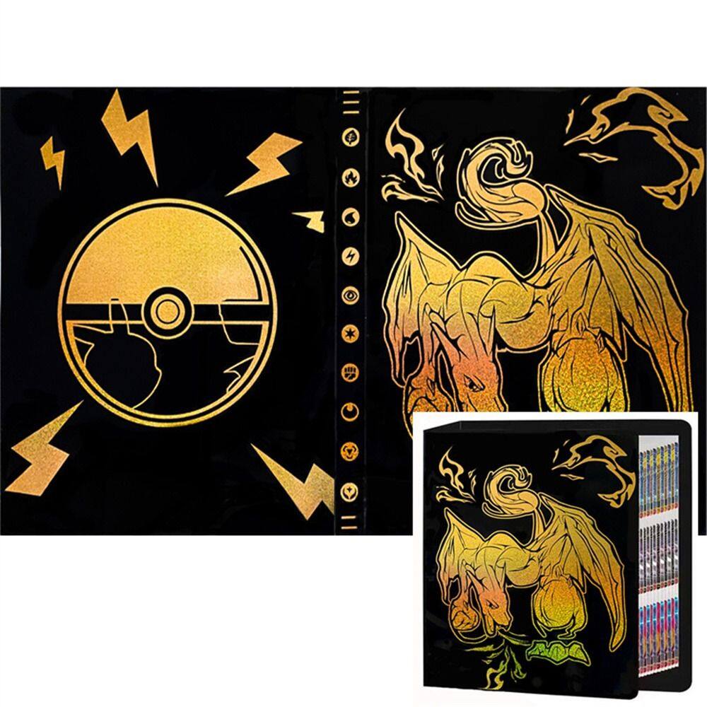 LCK51 Toys Gift Anime Charizard 9 Pocket Binder Folder VMAX GX Card ...
