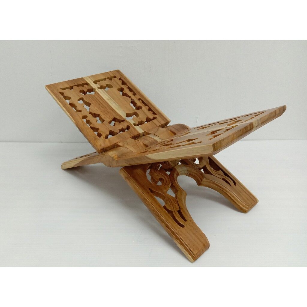 Rehal Kayu jati. Rehal Weedad .Rehal Kayu Jati Jannah. Cantik untuk Al ...