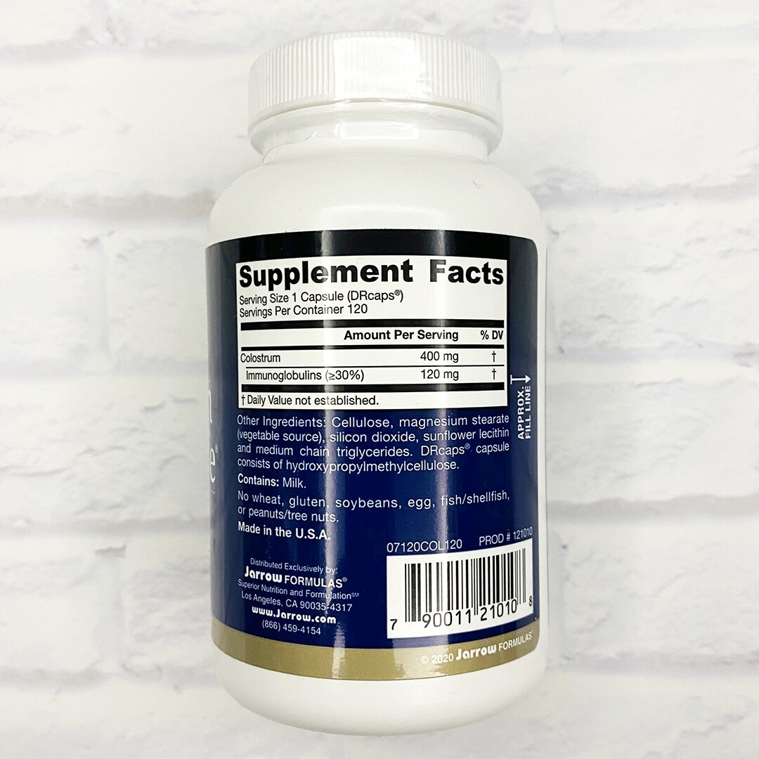 Spot American Jarrow colostrum capsule Colostrum immunoglobulin 400mg ...
