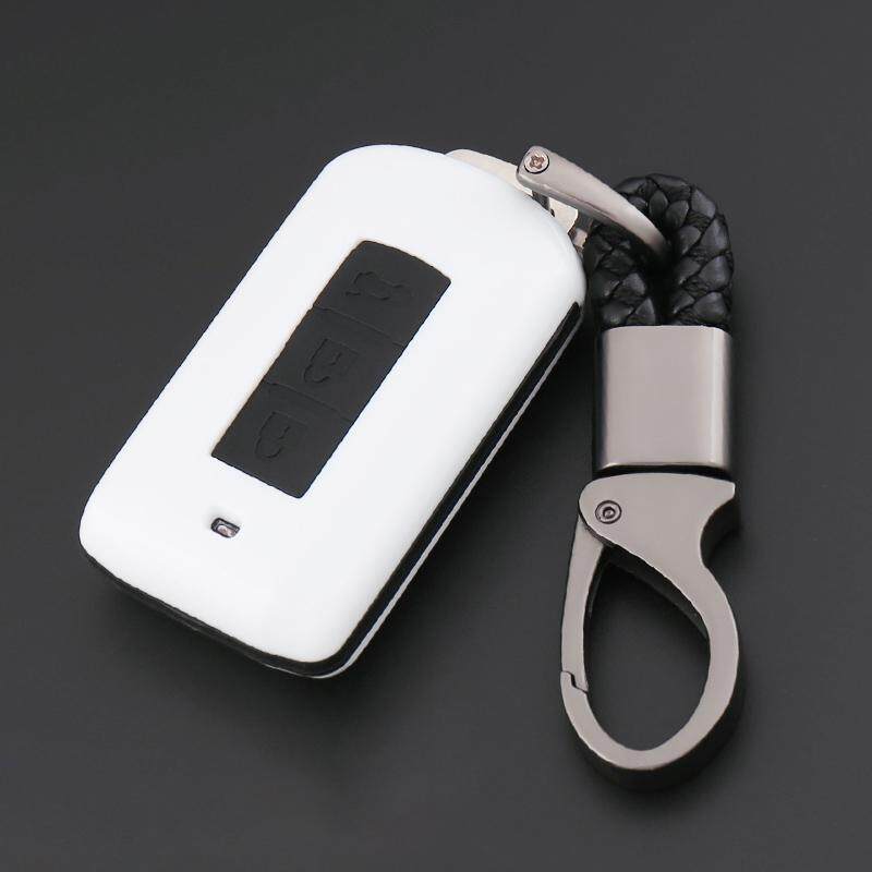 ซองกุญแจรถยนต์ ซิลิโคนเคฟล่า MITSUBISHI รุ่น Smart Key พร้อมสายคล้อง ...