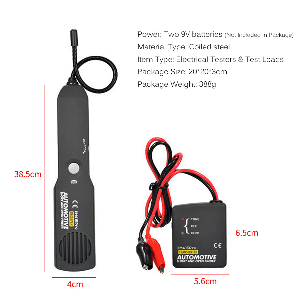 Automotive Electric Circuit Tester Open Short Circuit Finder Car Wire ...