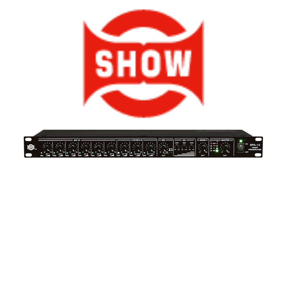 SHOW SPA-12 Mixer Pre Amplifier | Lazada