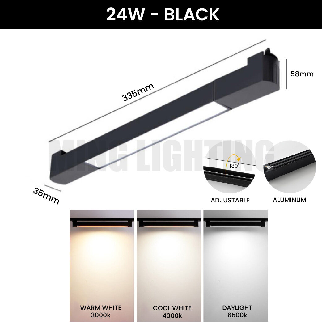 LED 24W 36W Track Light Bar Linear Tracklight Linear Lights Spotlight ...