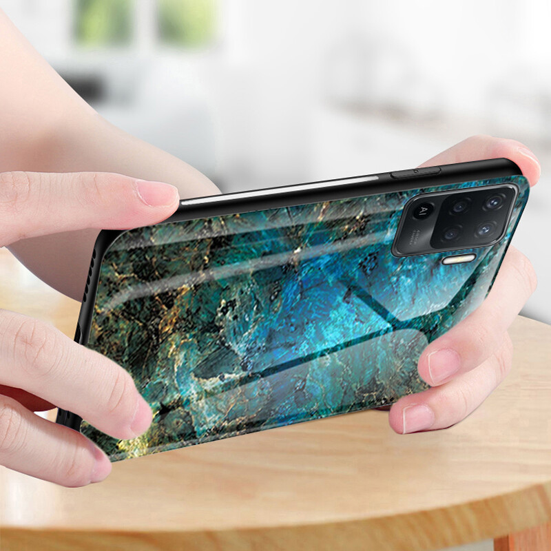 Casing OPPO A94 2021/Reno 5F Phone Case Fashion Luxury Marbling ...