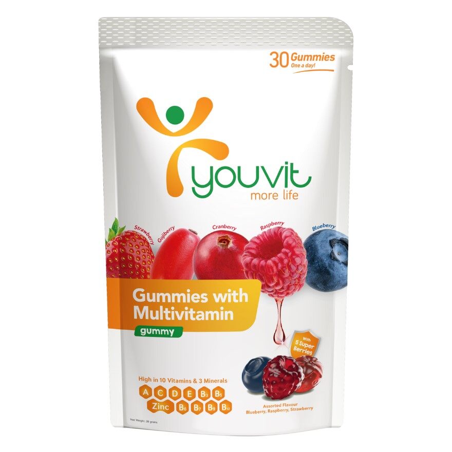 Youvit For Life Adult Multivitamin Gummies 30s | Lazada