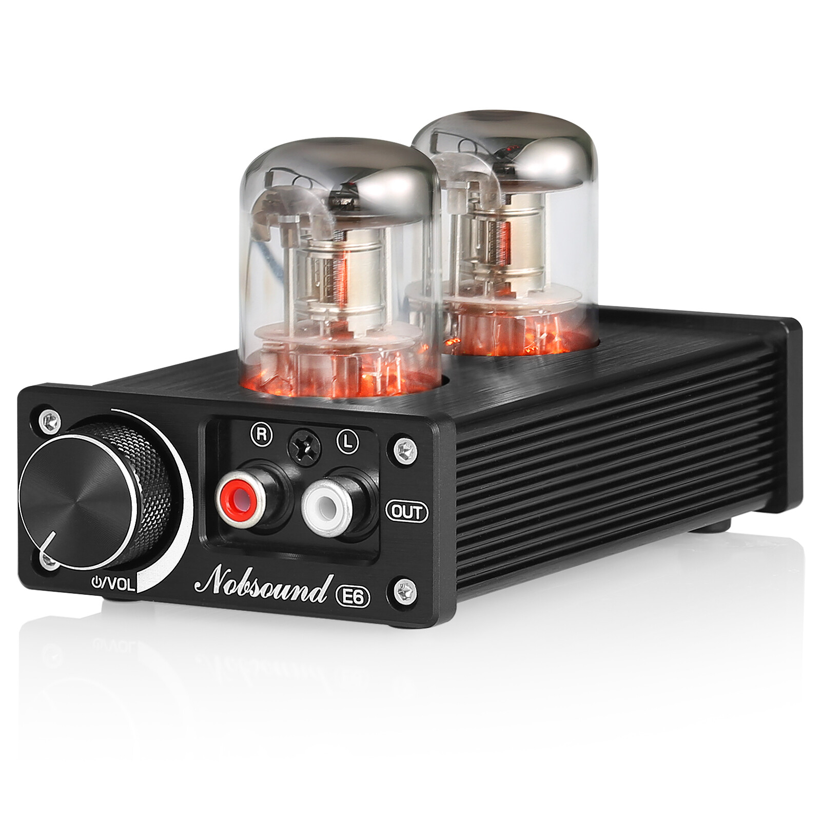 Nobsound E6 Direct Heated Vacuum Tube Preamp Class A Stereo Audio Pre ...