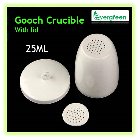 Gooch Crucible (Perforated Crucible), with Lid, 25ml | Lazada