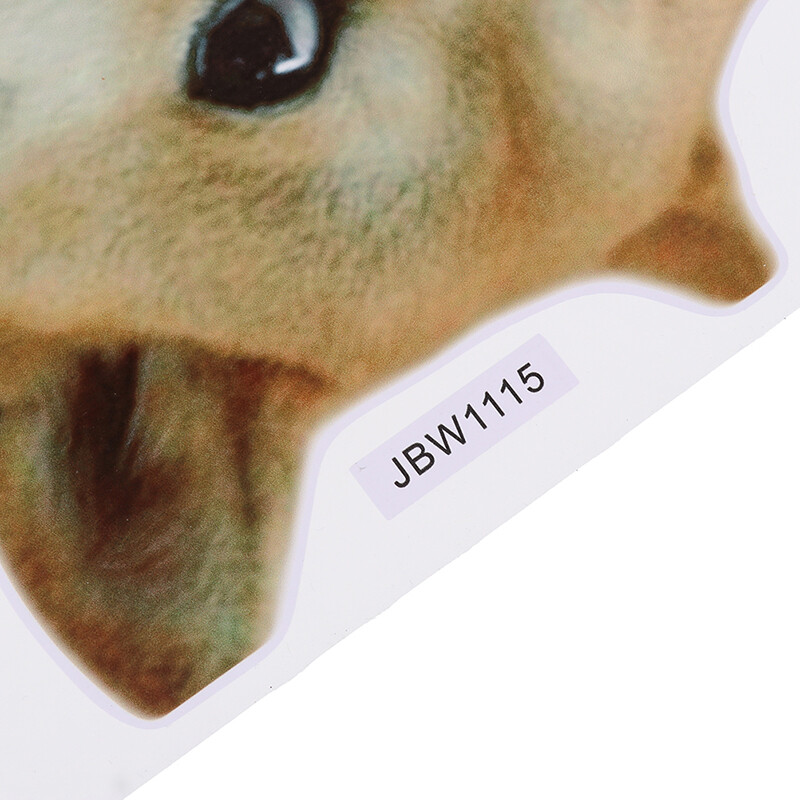 1PCS 29X30cm WOW Dogecoin Car Decal Vinyl Sticker Cute Dog Pattern Dog ...