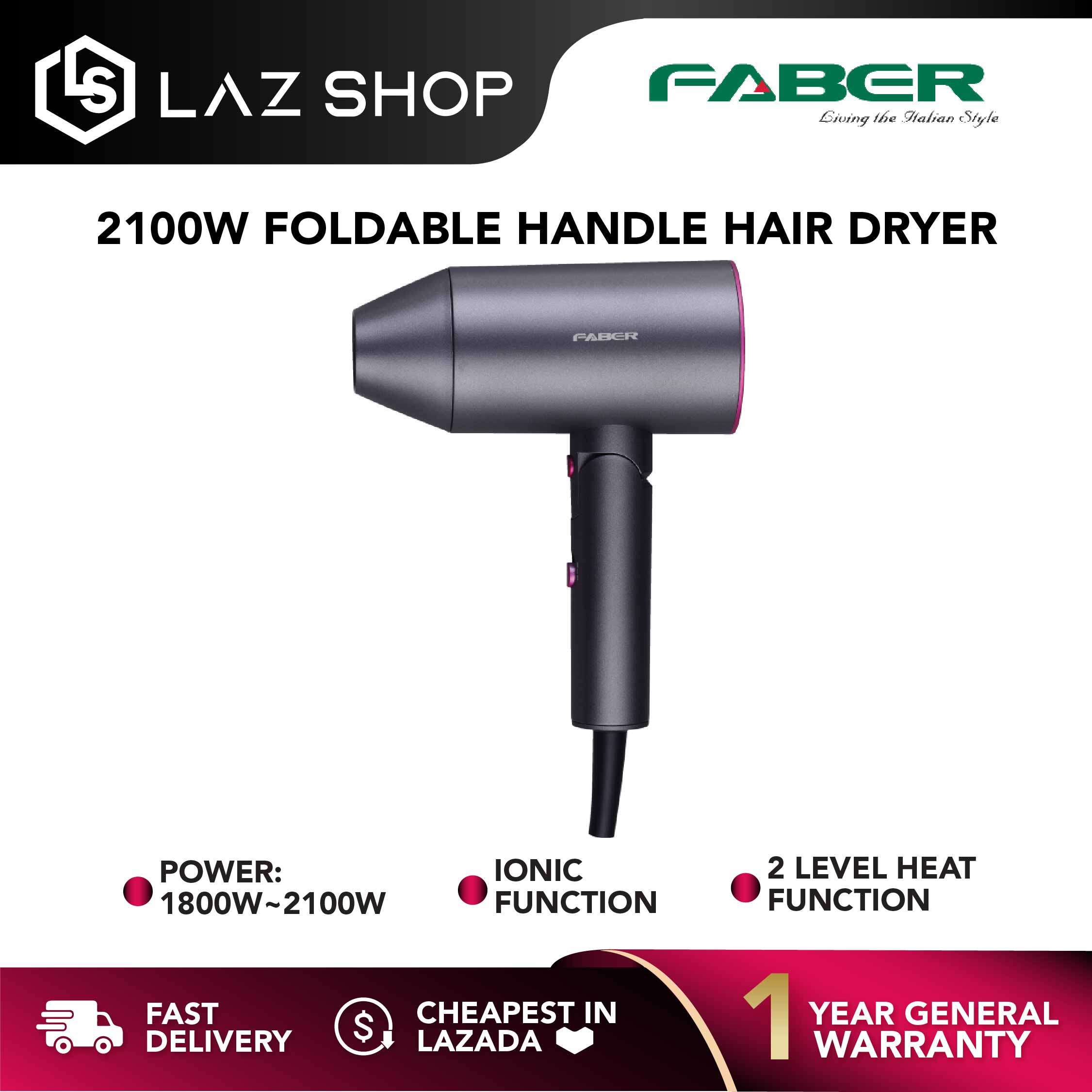 Faber 2100W Hair Dryer FHD VIOLA 1880 | FHD VIOLA 1080 | Dc Motor | 2 ...