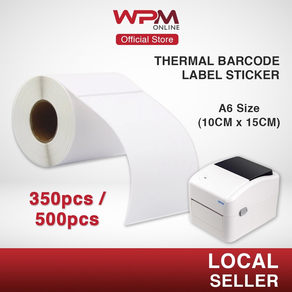 Premium A6 Thermal Label Sticker Roll Printer AWB Airway Bill (100 x ...