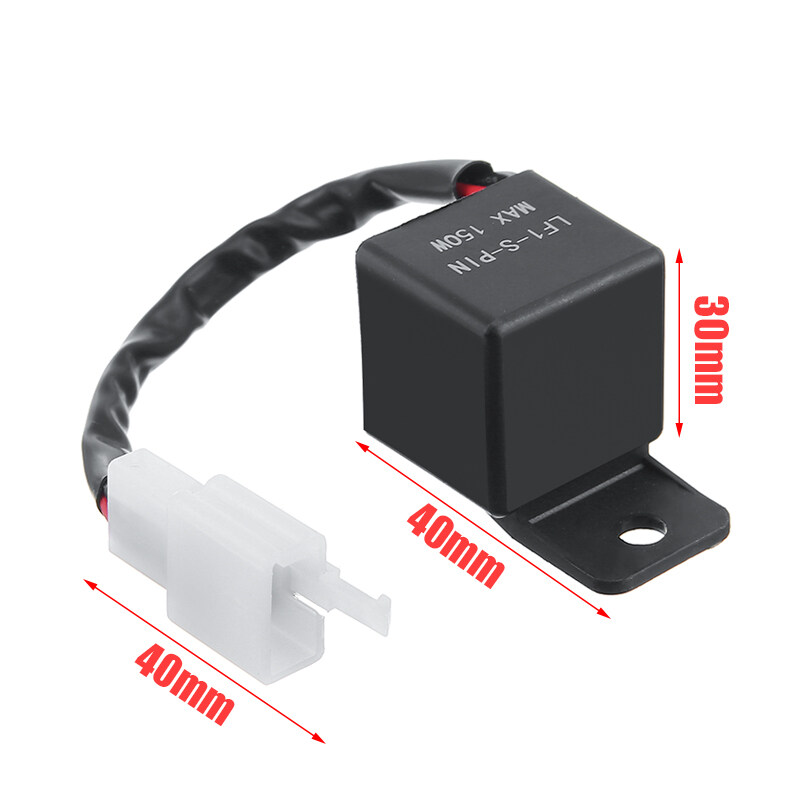 idealhere LED Motorcycle Indicator Light Flasher Relay Fit For Honda ...