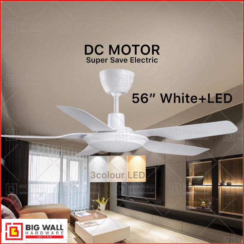 SILENZ 42”/ 56” EDC DC motor with LED Super Save Electric Ceiling fan 7 ...