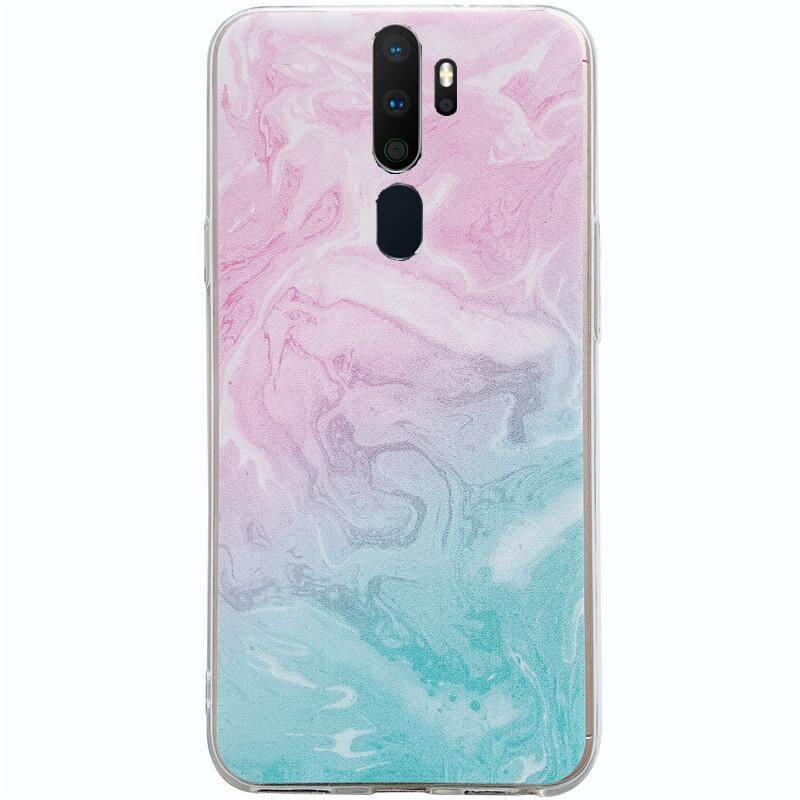 สำหรับOPPO A5 2020 AIK Realme C2 A7 A5sปลอกบางโทรศัพท์มือถือฝาลายหิน ...