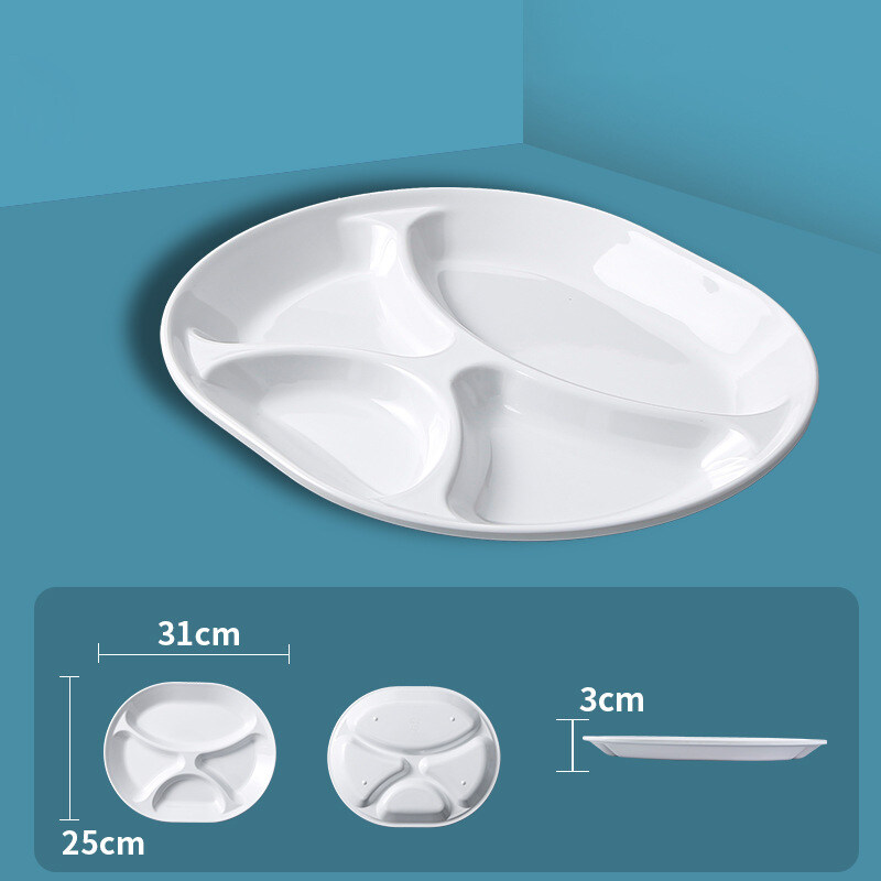 Konco Melamine Plastic Food Plates high temperature resistance ...