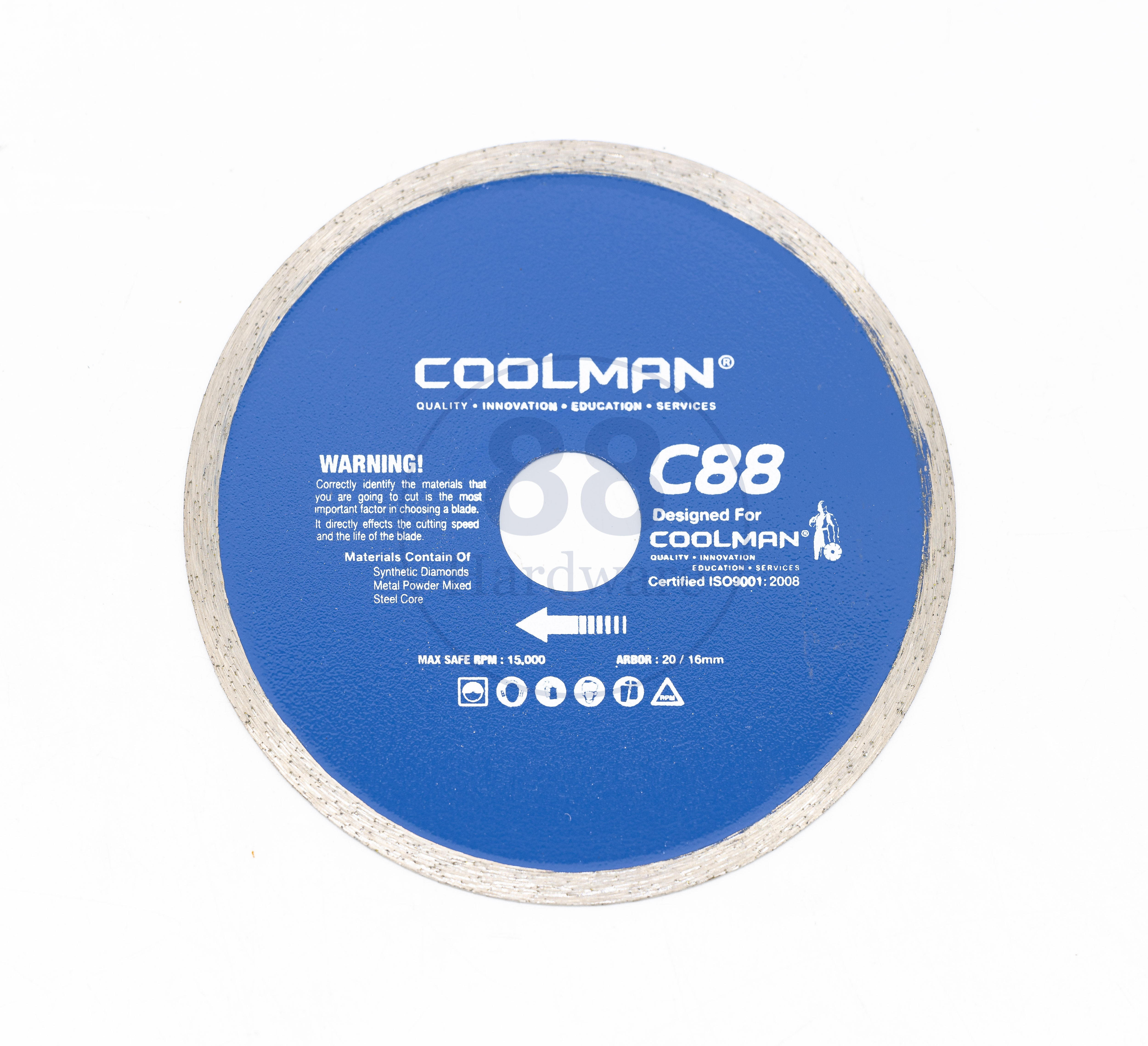 Coolman C88 diamond wheel / tile cutter / grinder cutting disc ...